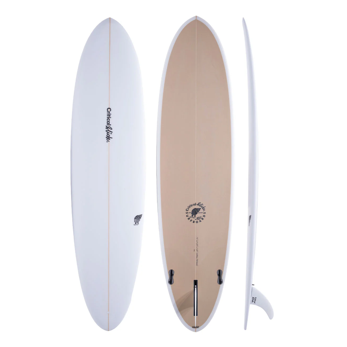 CRITICAL SLIDE THE HERMIT 8'0" PU FCS II 61L - KHAKI – Real Surf