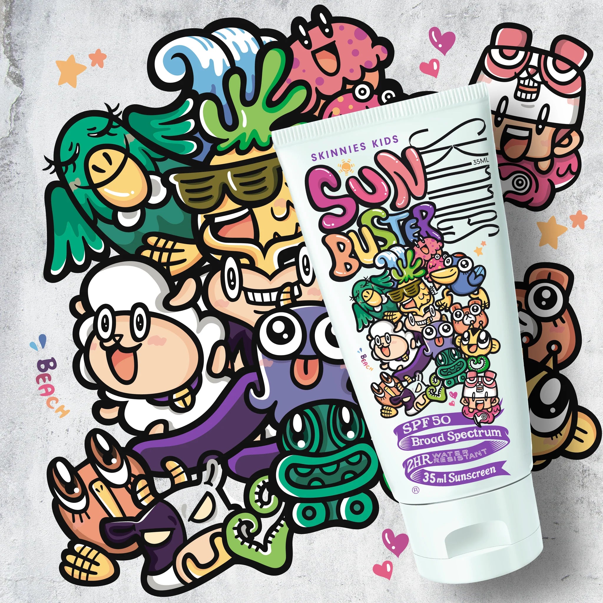 SKINNIES KIDS SUN BUSTER SPF50 35ML – Real Surf