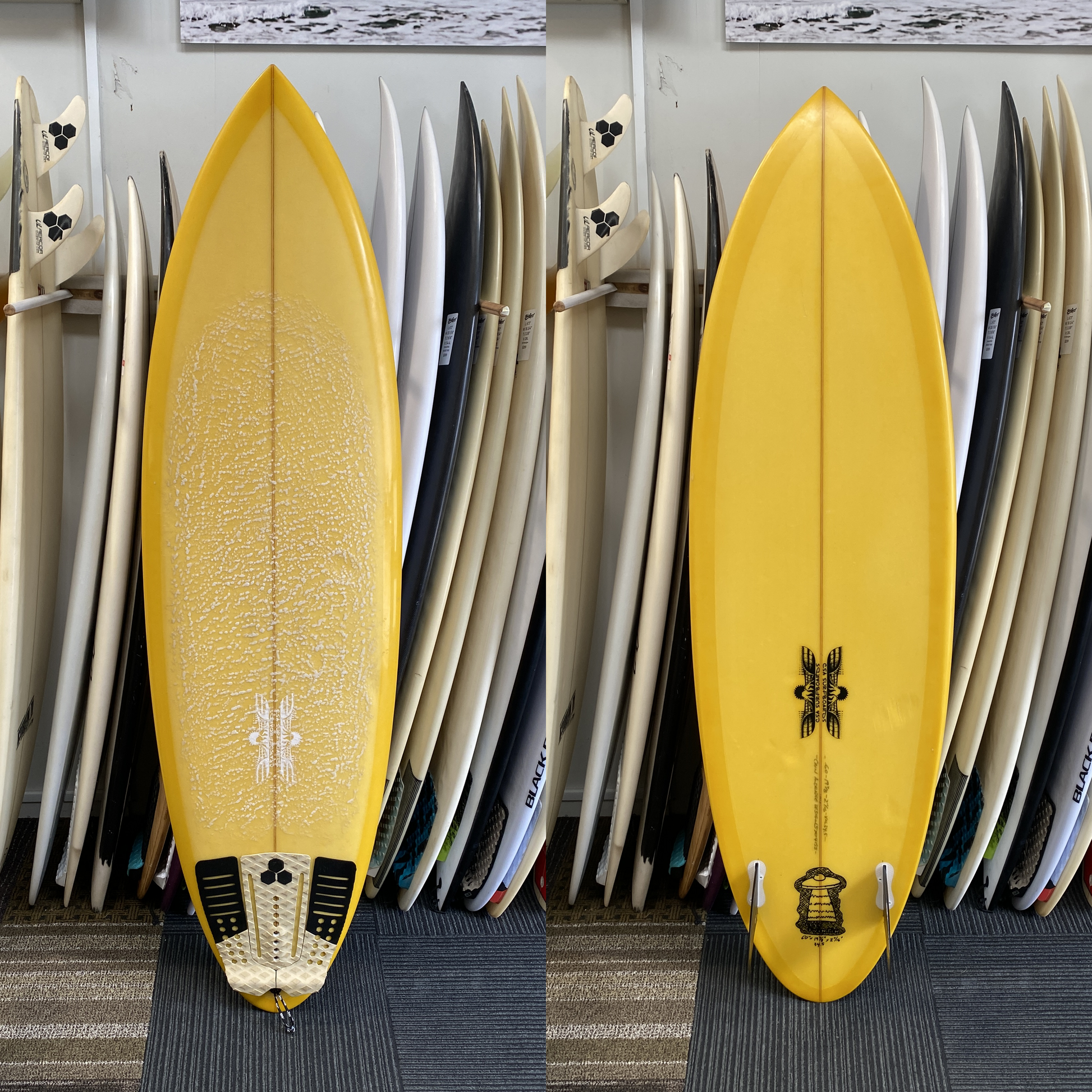 CSA OLLYS TWIN PIN 6'0" PU FCS II 34.5L – Real Surf